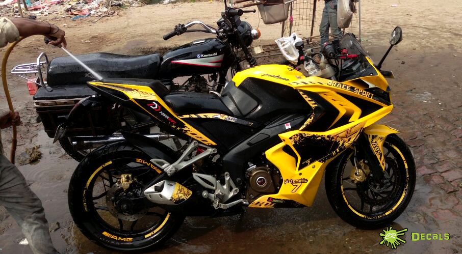 PULSAR RS 200 Custom Decals Wrap Stickers FESTIVAL OF SPEED Edition Kit ...