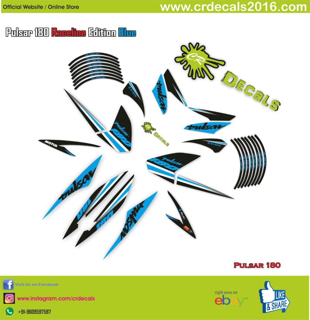 PULSAR RS 200 DECAL KIT PRS009 – CR Decals Designs