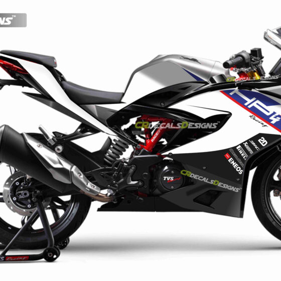 TVS APACHE RTR 200/160 4v Custom Decals Wrap Stickers CARNAGE Kit – CR ...