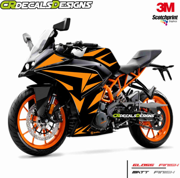 Duke 125/250/200/390 Custom Decals/ Wrap/ Stickers ROK ON Kit – CR ...