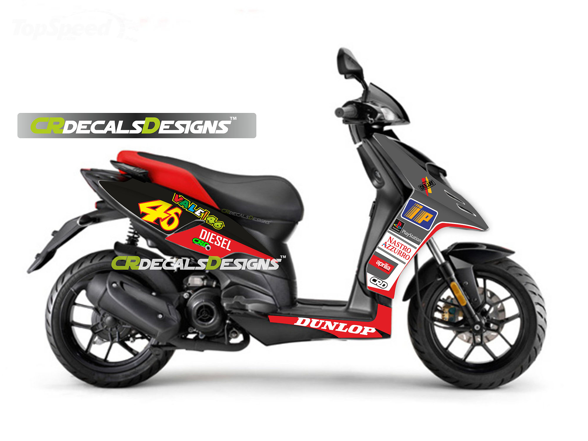 APRILIA SR 125 150 STORM DECAL KIT APRSR025 – CR Decals Designs