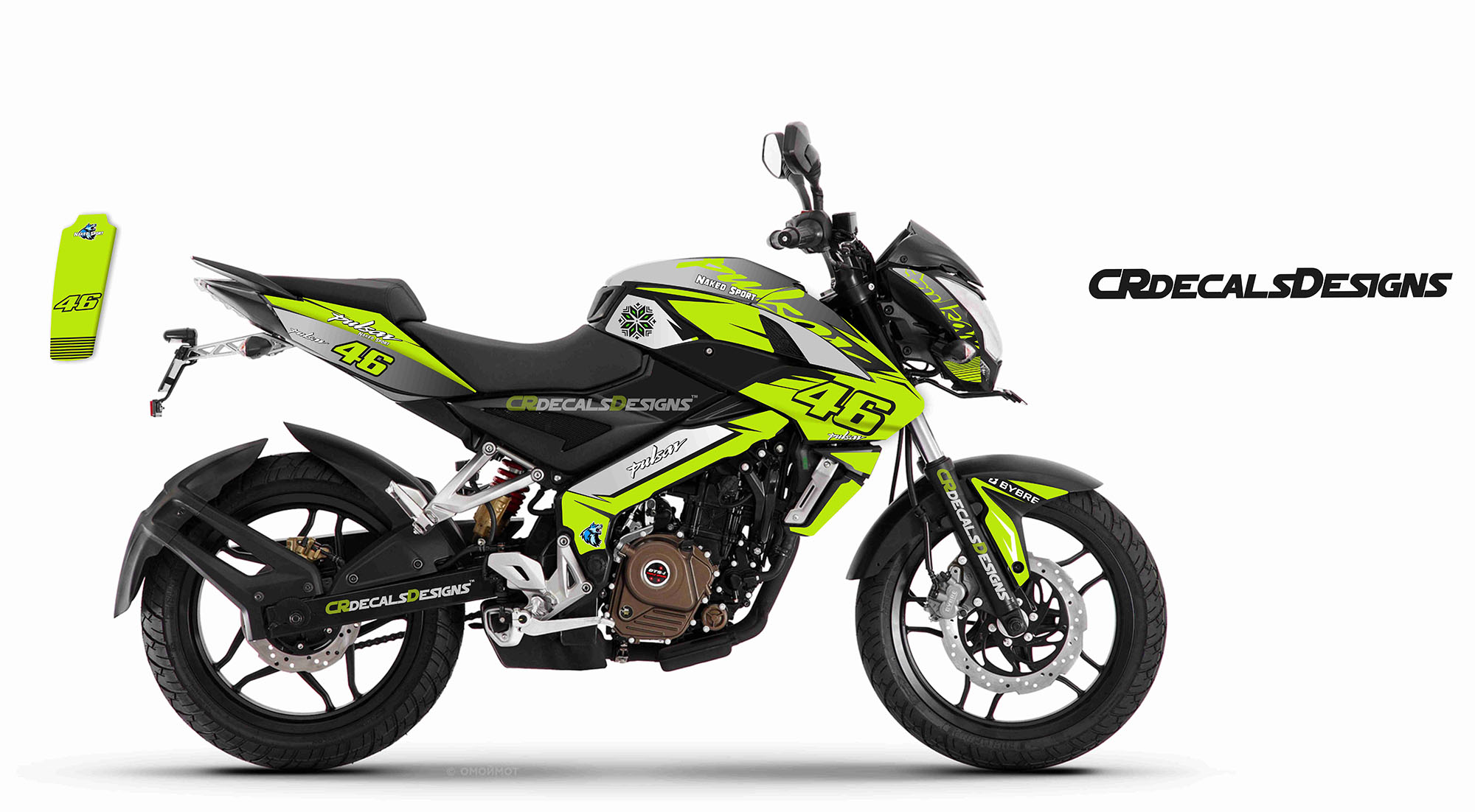 PULSAR NS 125 160 200 DECAL KIT PNS125160200019 – CR Decals Designs